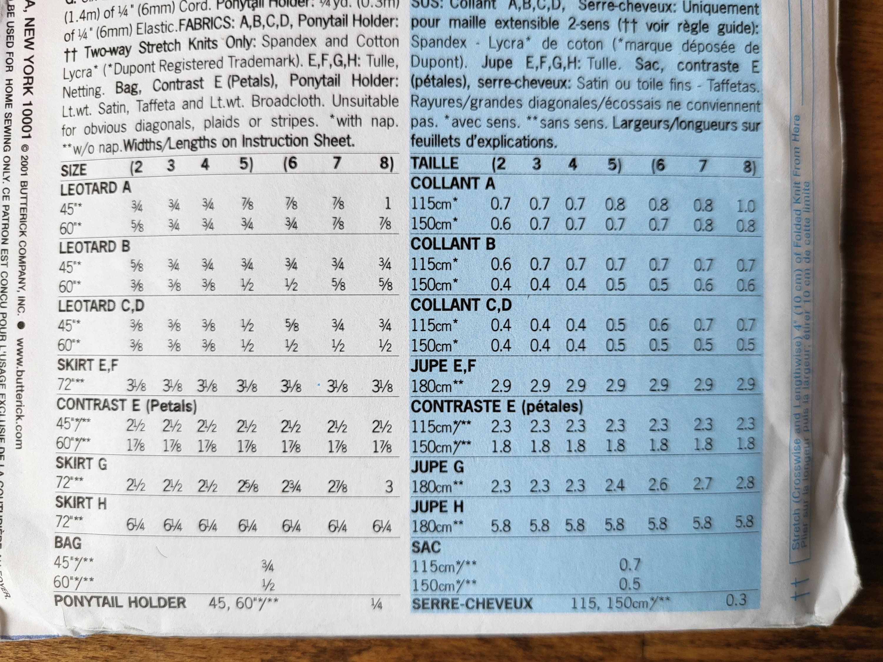 Butterick 6660 Girls Leotard Pattern Toddler Leotard Pattern - Etsy