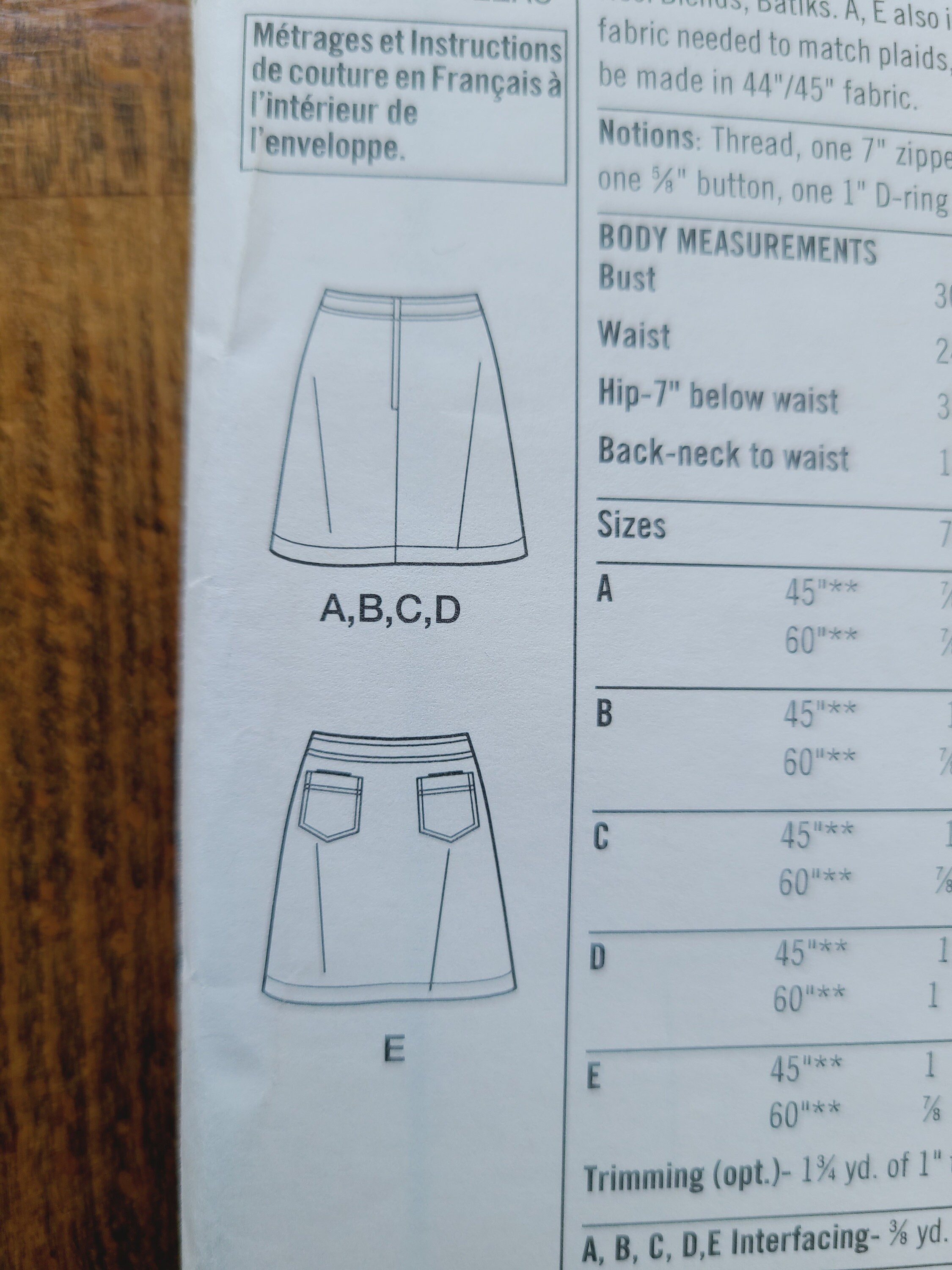 Simplicity 9705 Skirt Pattern, Mini Skirt Pattern, Kilt Pattern, Denim ...