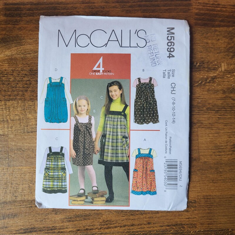 Girls Jumper Pattern - Etsy