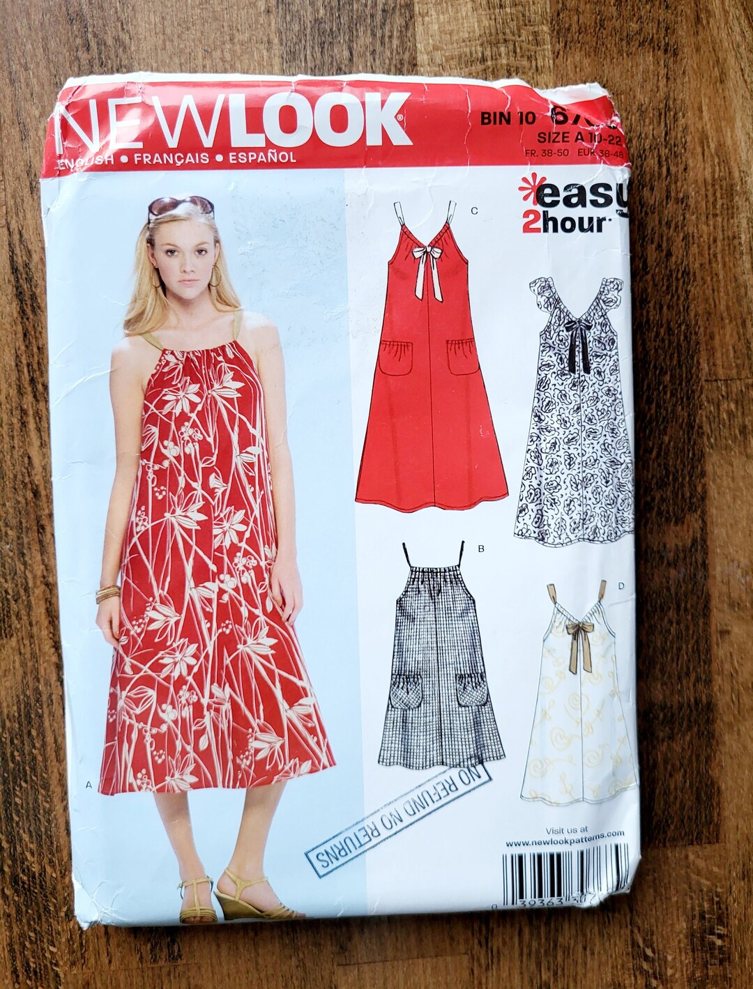 New Look 6700 Womens Dress Pattern A-line Dress Pattern - Etsy
