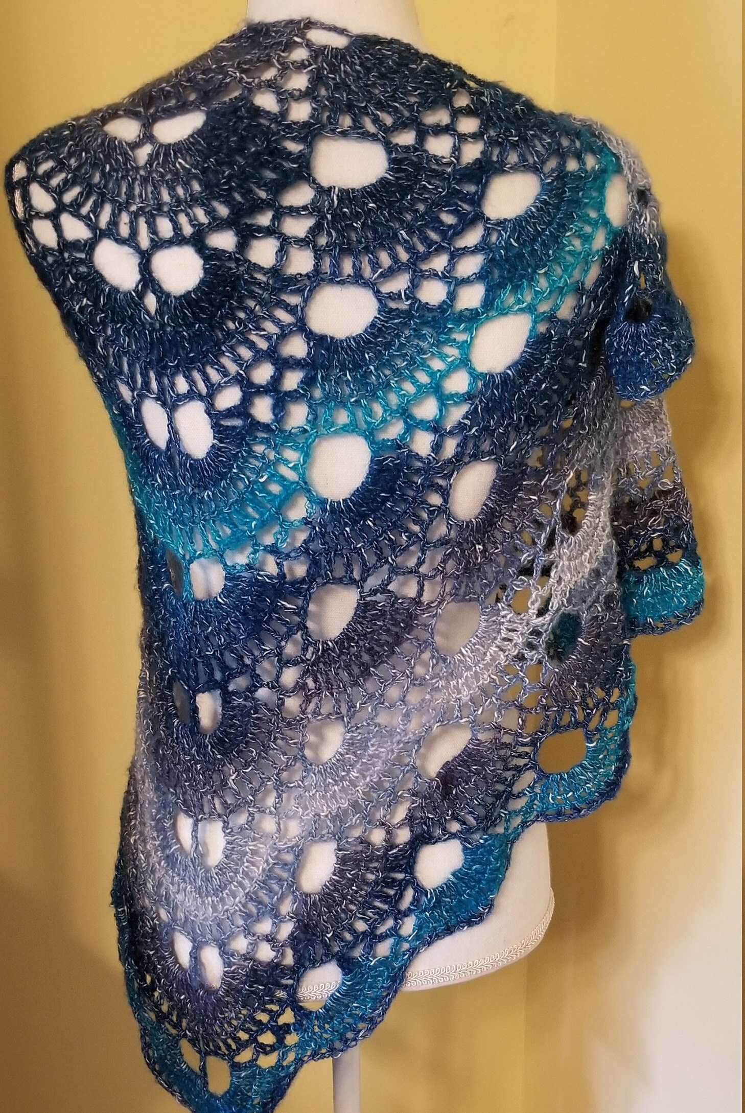 Made to Order Handmade Crochet Virus Shawl - Etsy
