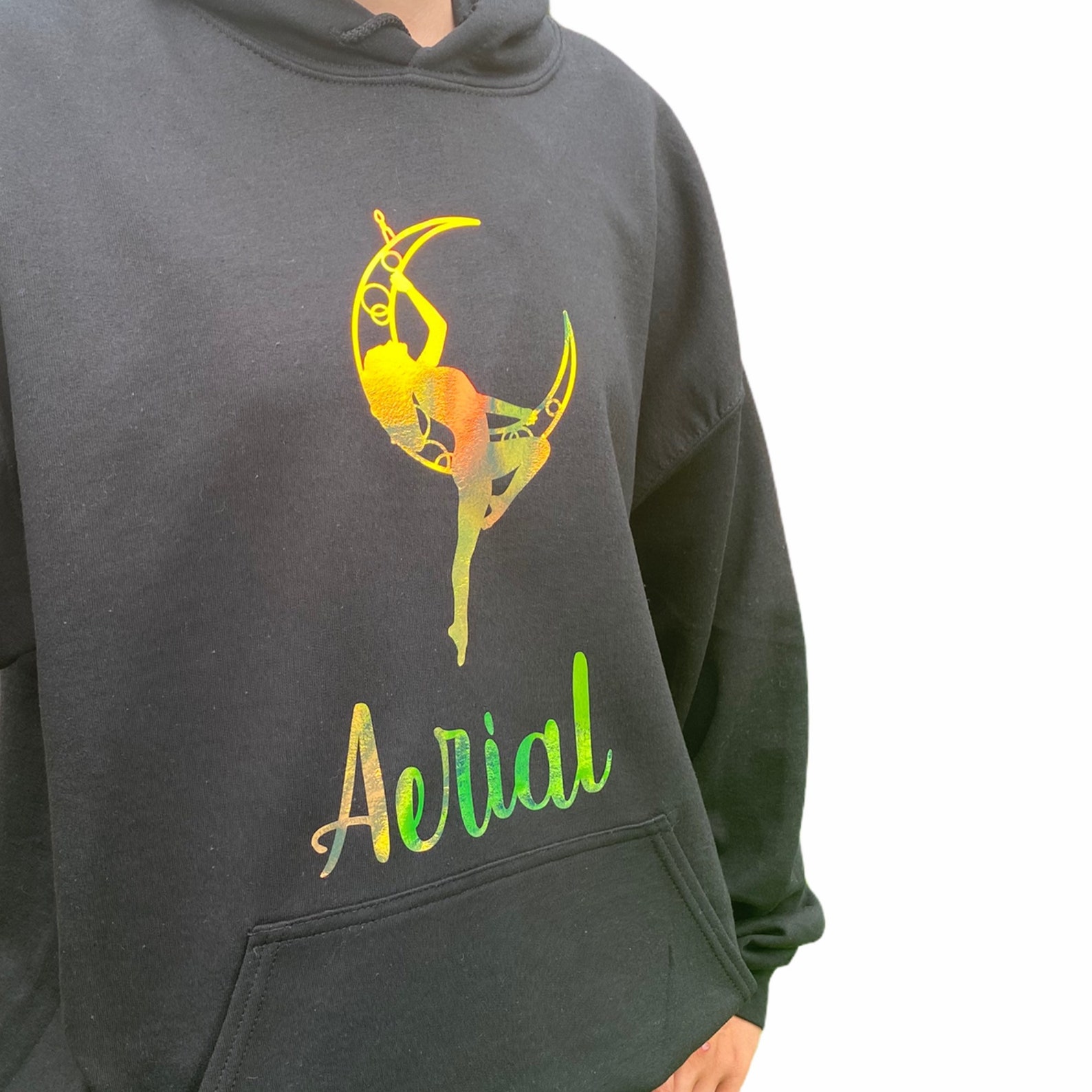 Holographic Aerialist Hoodie / Aerial Silks / Aerialist Apparel ...