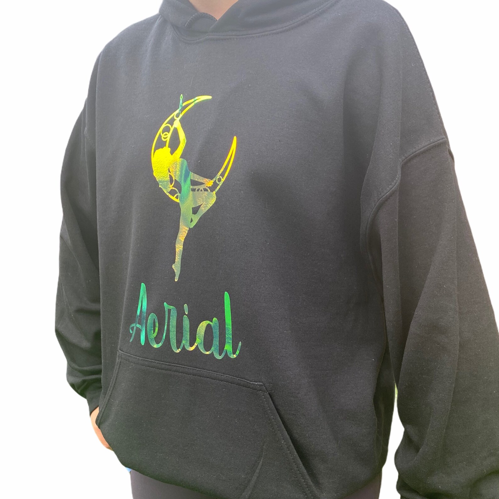 Holographic Aerialist Hoodie / Aerial Silks / Aerialist Apparel ...