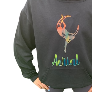 Holographic Aerialist Hoodie / Aerial Silks / Aerialist Apparel ...