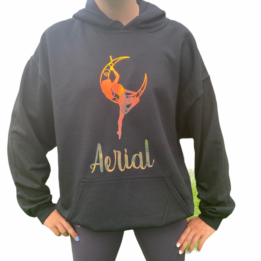 Holographic Aerialist Hoodie / Aerial Silks / Aerialist Apparel ...