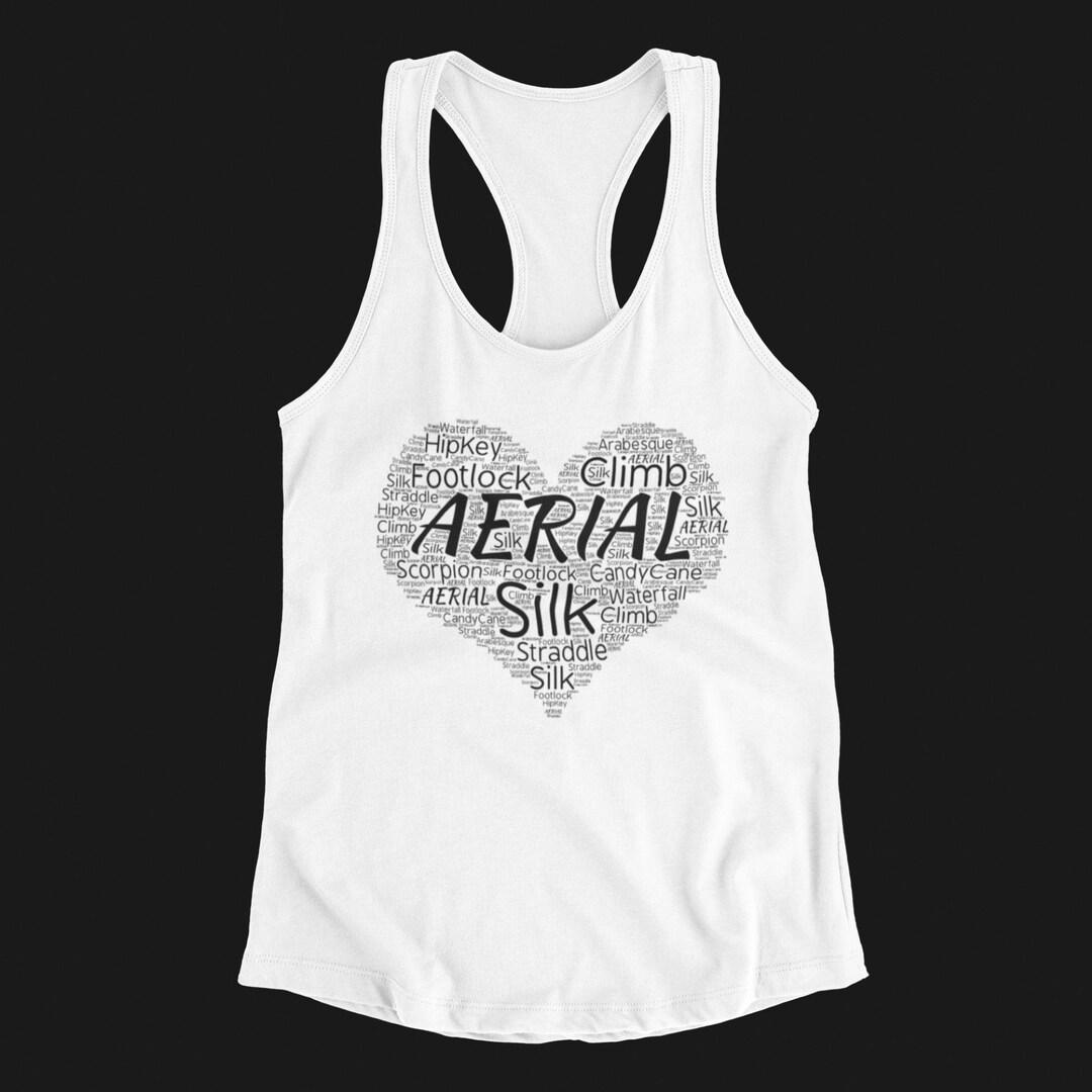 Heart All Things Aerial - Aerial Silk, Aerial Tank Top, Aerial Clothing ...