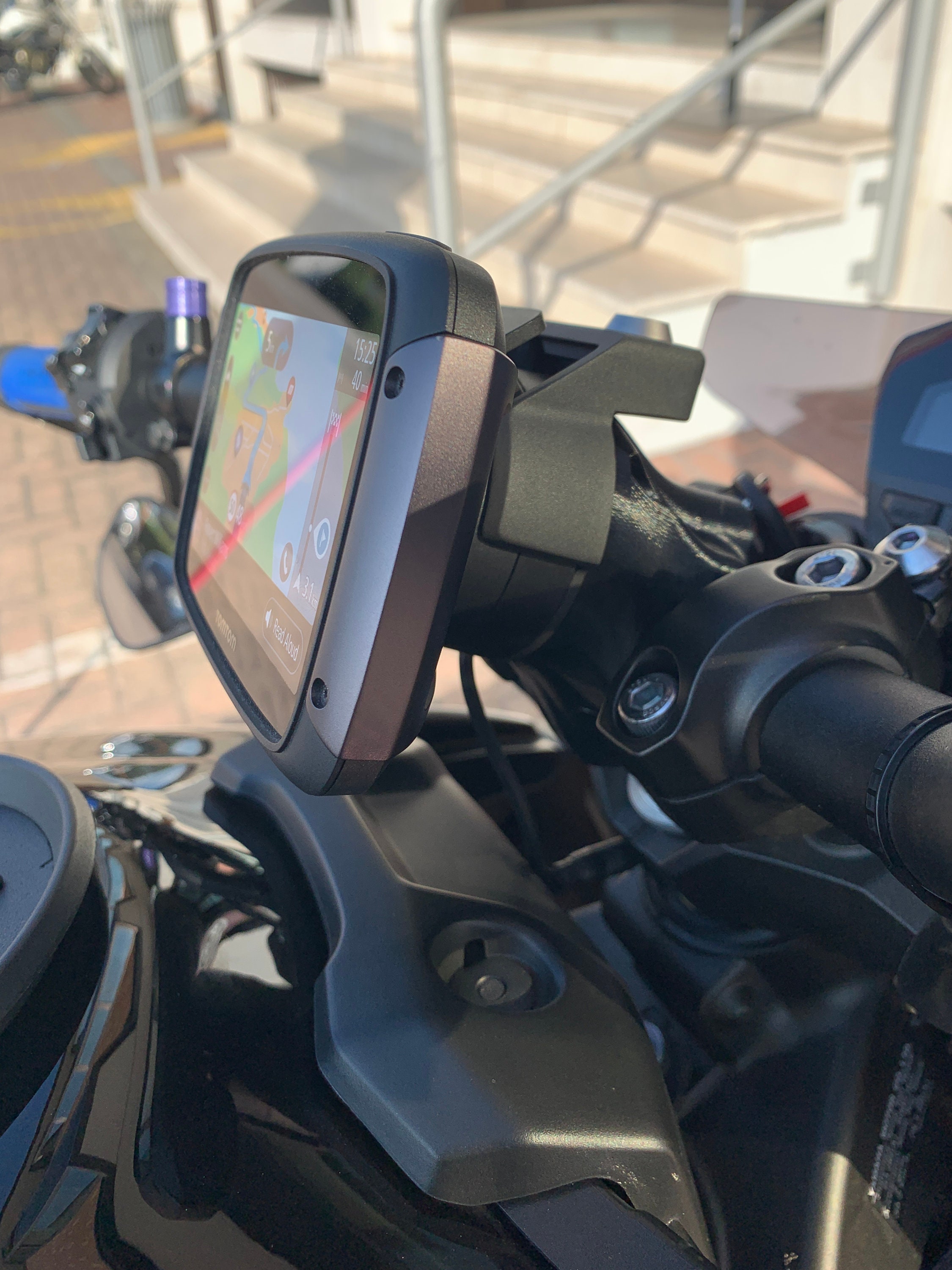 Handlebar Adapter Bracket Holder for Tomtom Rider 40/400/410/450/500 ...