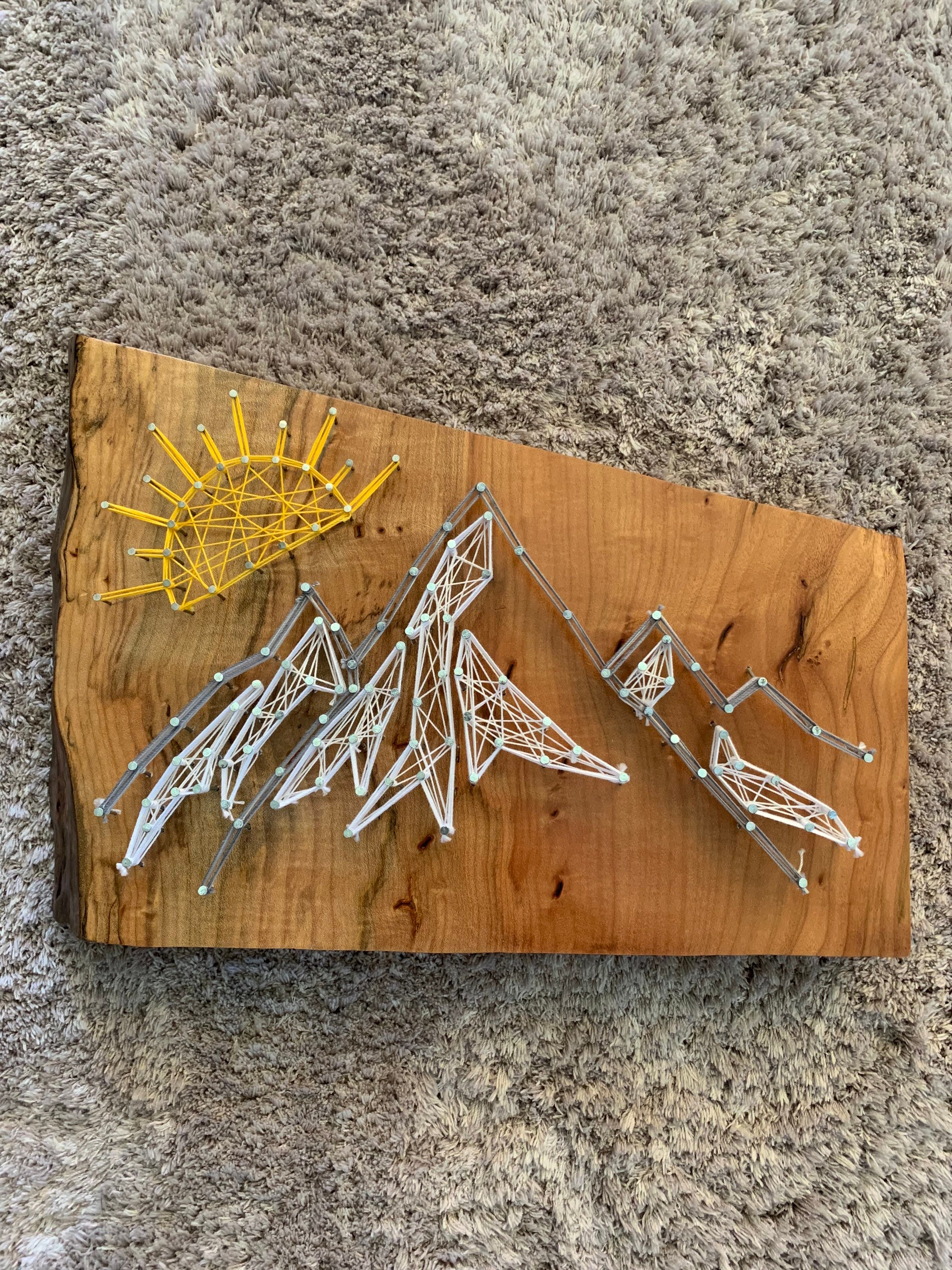 Wood String Wall Art - Etsy