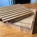 Cutting Board With Crumb Catcher Crumb Trays Wooden Bread - Etsy