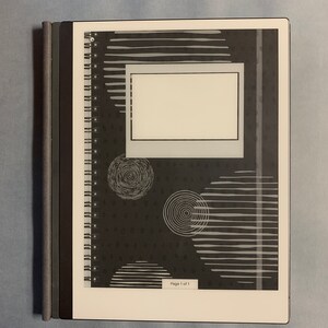 Remarkable 1 & 2 | Notebook Cover Templates - Bundle 3 for Your ...