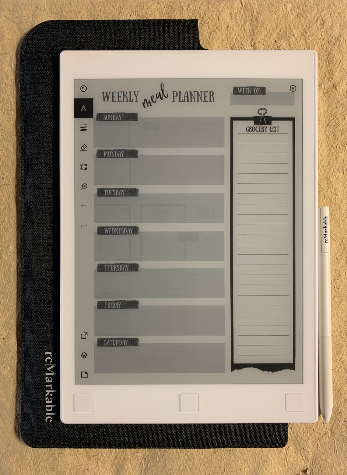 Remarkable 1 & 2 stay on Track Template Bundle - Etsy