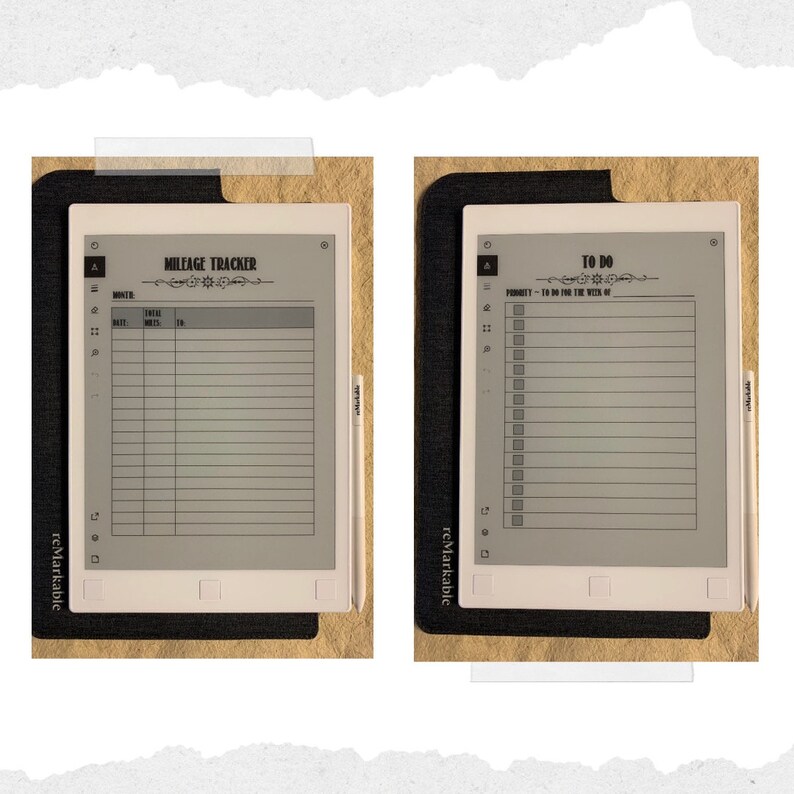 Remarkable 1 & 2 Template Bundle for Your Remarkable Tablet | Etsy Canada