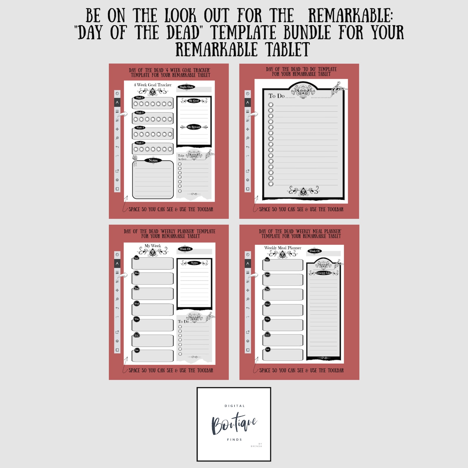 Remarkable | Budget Tracker Template - Etsy