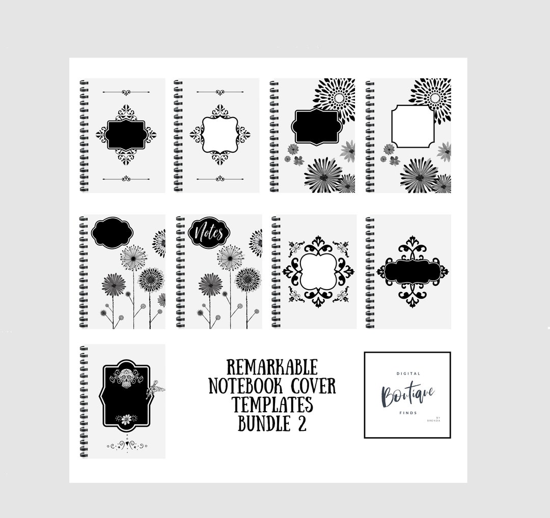 Remarkable 1 2 Notebook Cover Page Templates Bundle 2 For Your remarkable-1-2-notebook-cover-page-templates-bundle-2-for-your