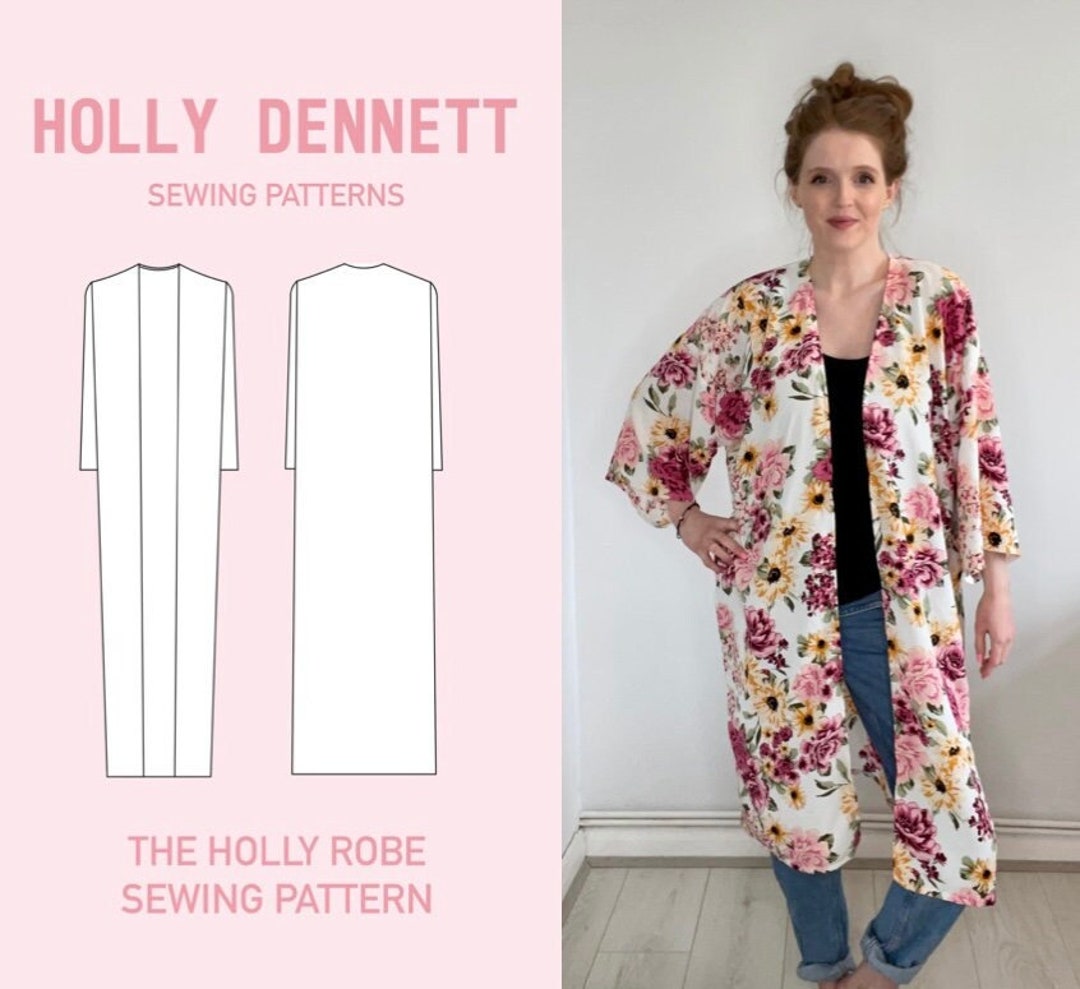 The Holly Robe Sewing Pattern PDF - Etsy