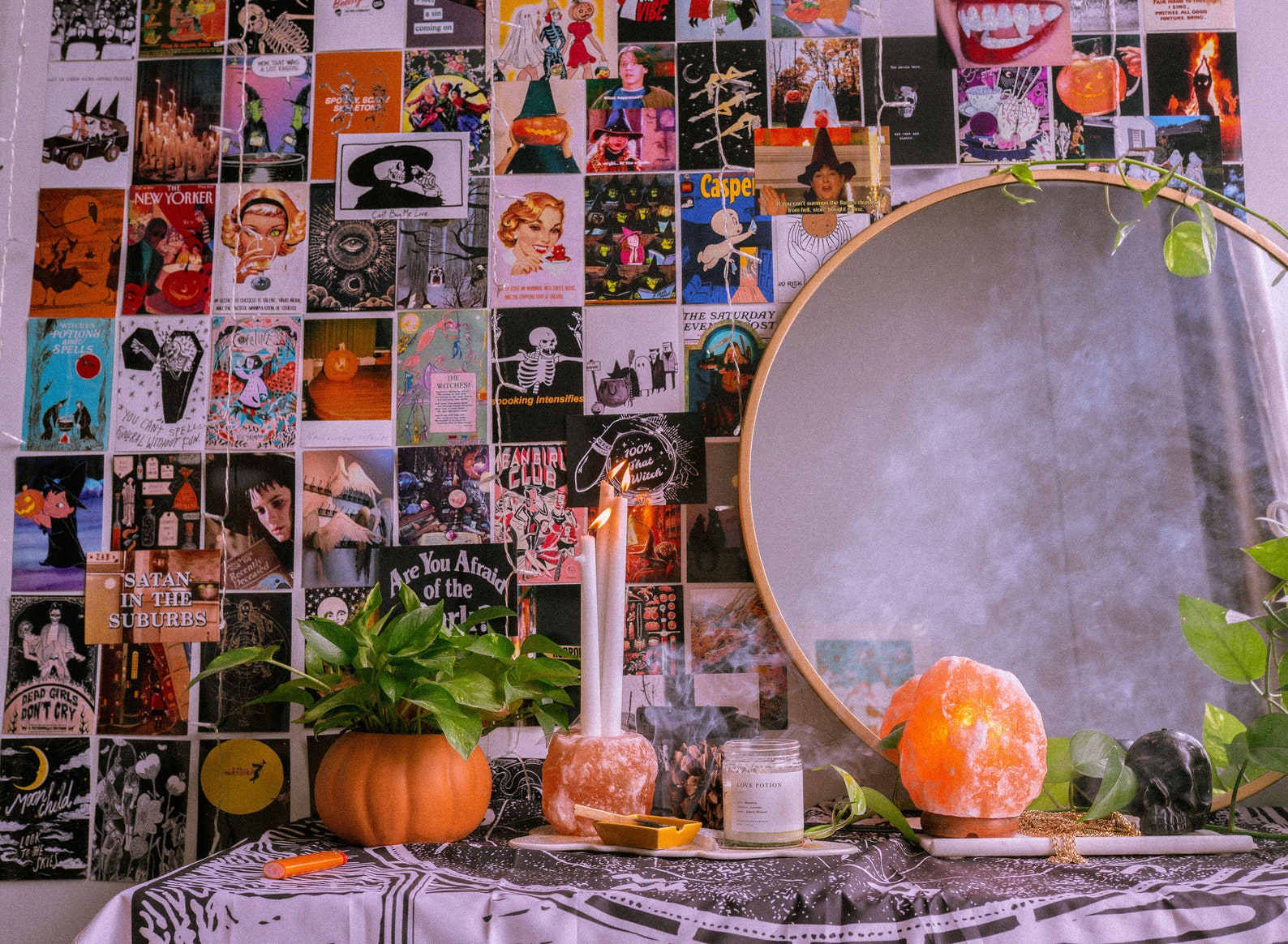 Witch Aesthetic Wall Collage Kit Witch Room Decor Witchy | Etsy