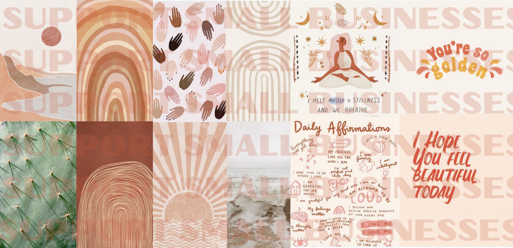 Boho Aesthetic Iphone App Icons Boho Ios 14 App Icon Pack - Etsy