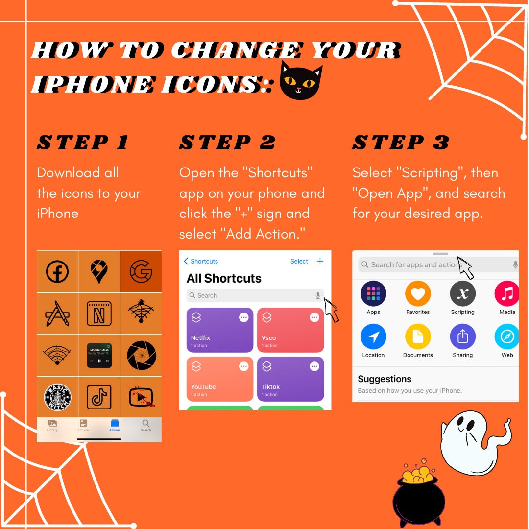 Witch Kit Iphone App Icons Witchcraft Starter Kit Ios 14 - Etsy