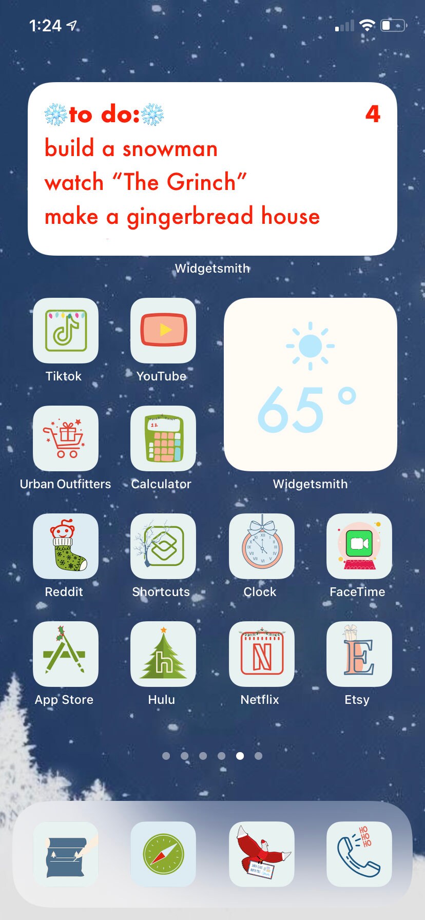 Christmas iOS 14 App Icons For iPhone Home Screen | Etsy