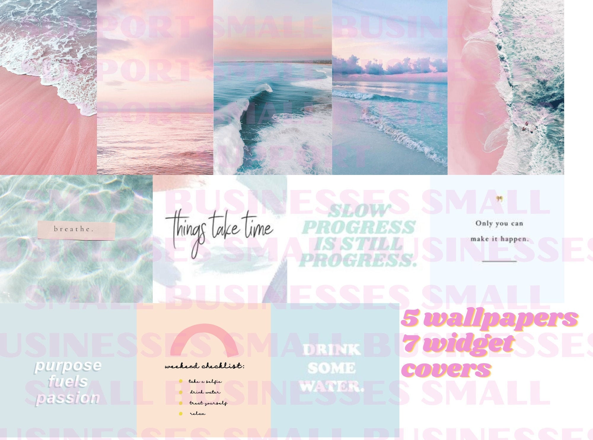 Beach Pastel Ios14 App Icons Minimalist Iphone App Icon Pack - Etsy