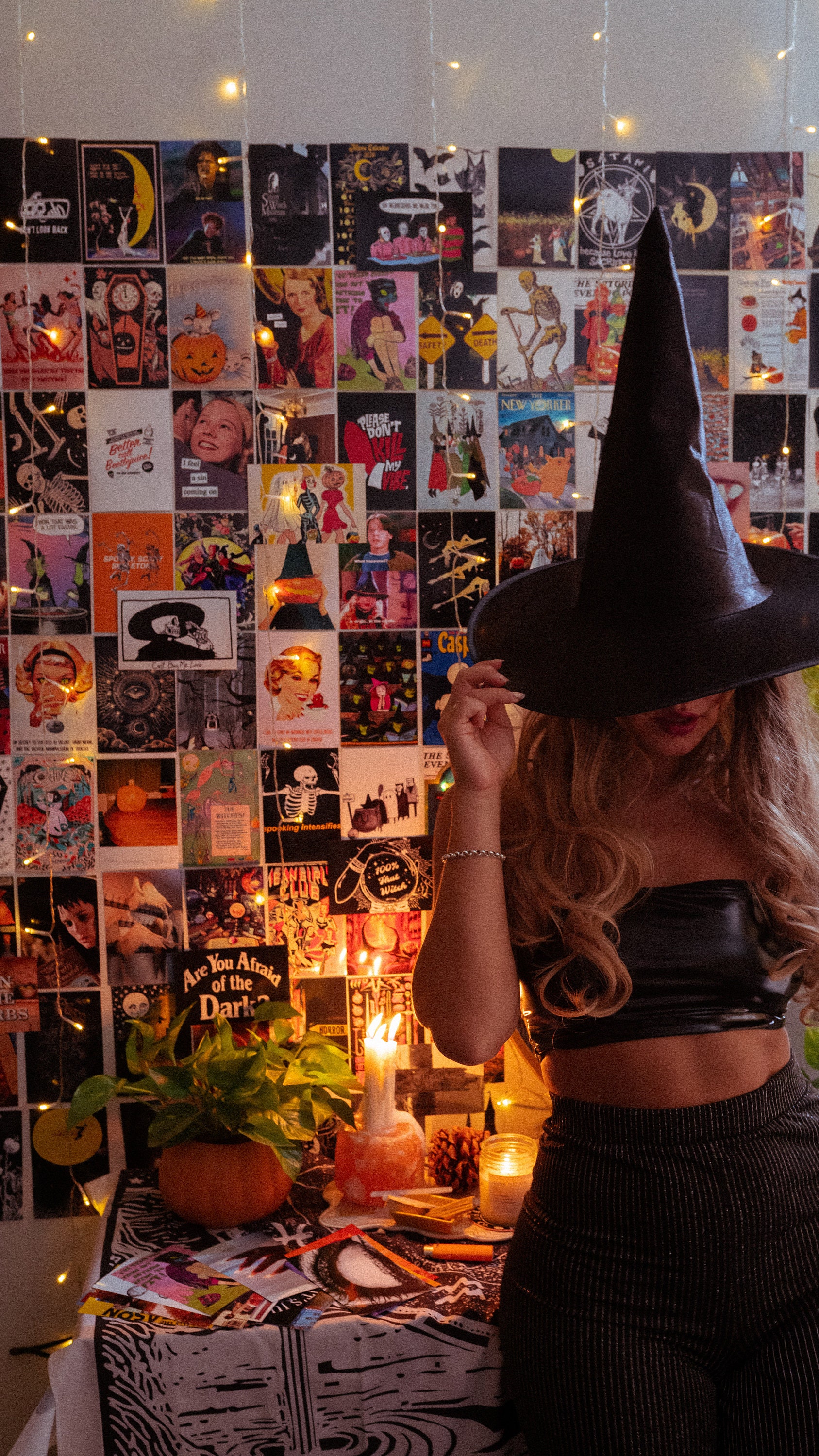 Witch Aesthetic Wall Collage Kit Witch Room Decor Witchy | Etsy