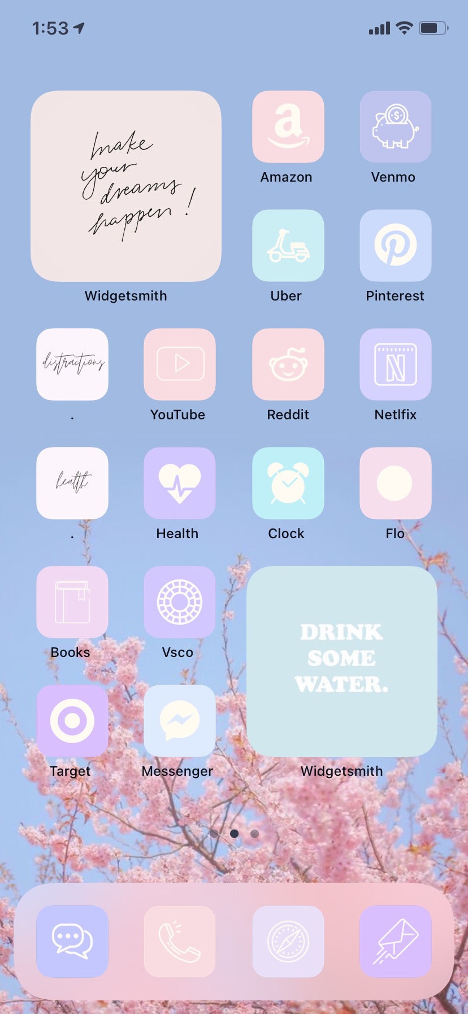 Minimalist Ios 14 App Icons Pastel Iphone App Icon Pack - Etsy