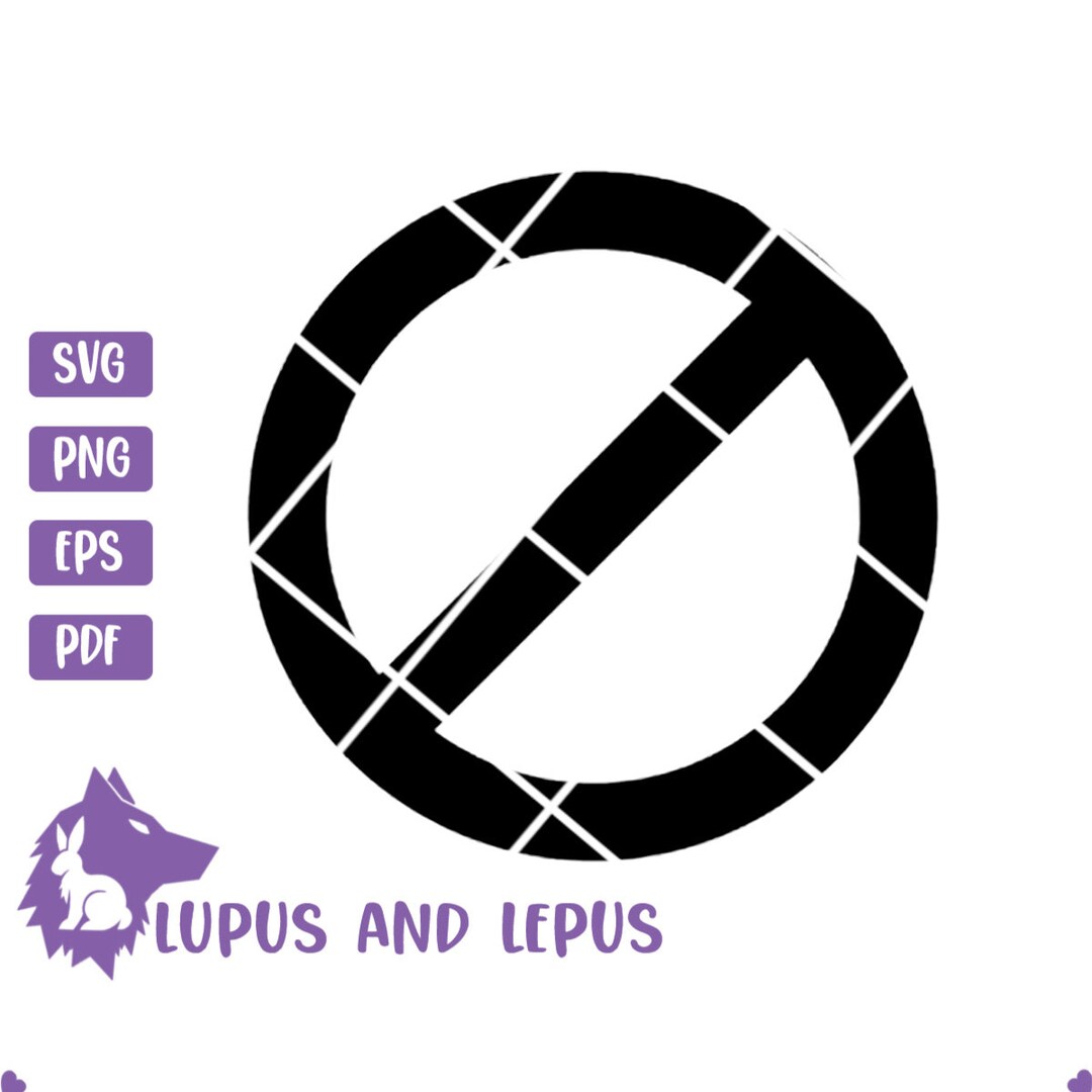 Digital File - don't Sign, No Symbol Svg, Prohibition Sign Svg, No Sign ...