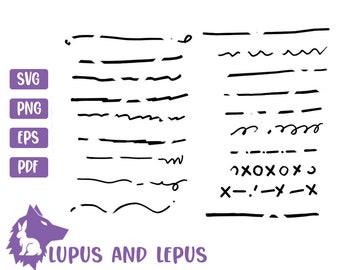 Decorative Lines Svg - Etsy