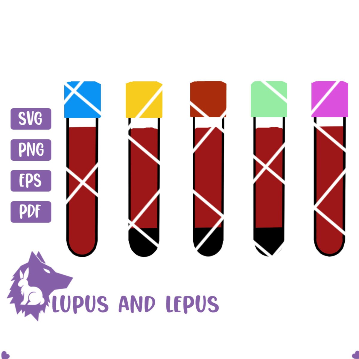 Digital File Blood Tube Svg Blood Tubes Svg Blood Vials - Etsy Canada