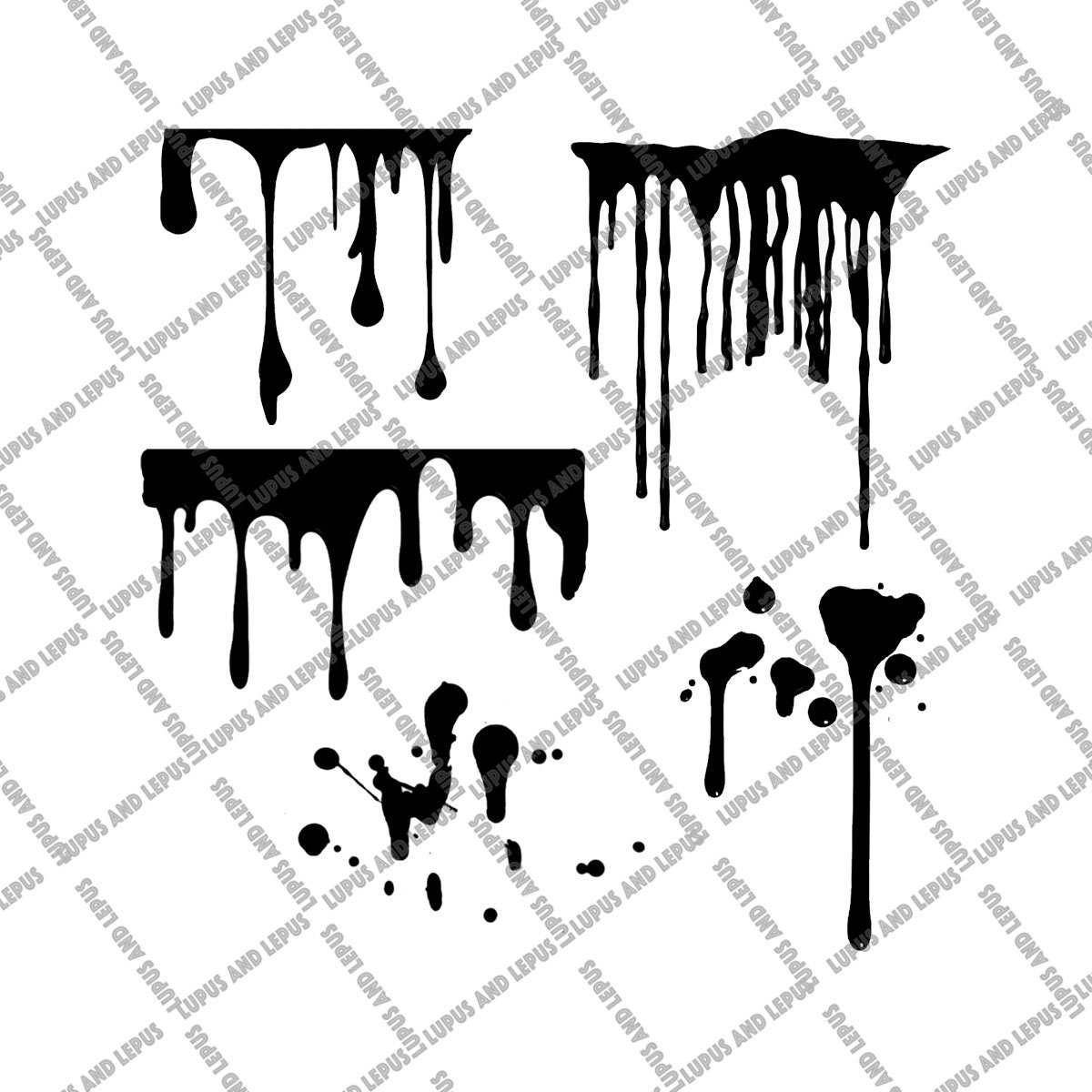 Digital File Dripping svg blood blood spatter dripping | Etsy