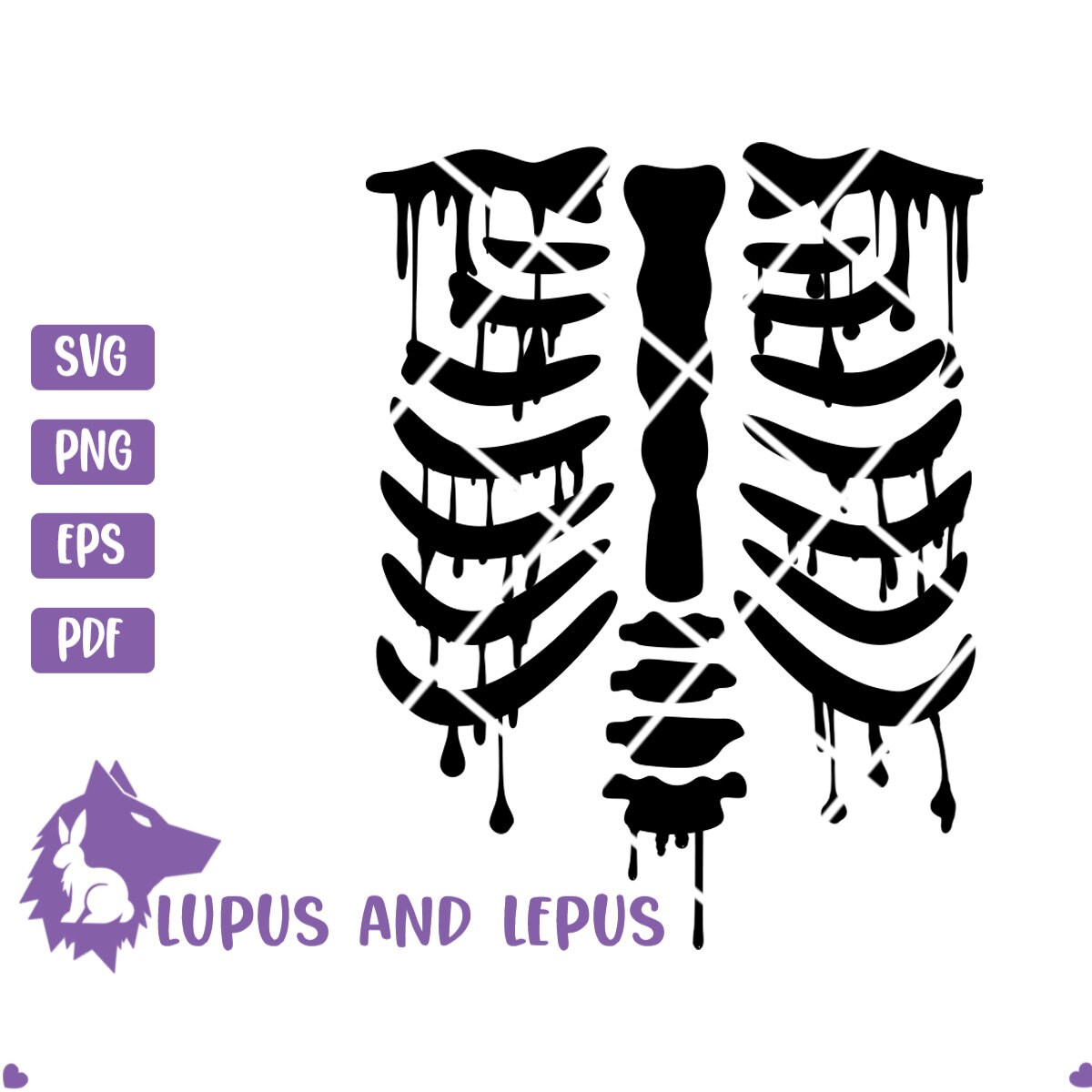 Digital File skeleton svg bones svg emo svg dripping | Etsy