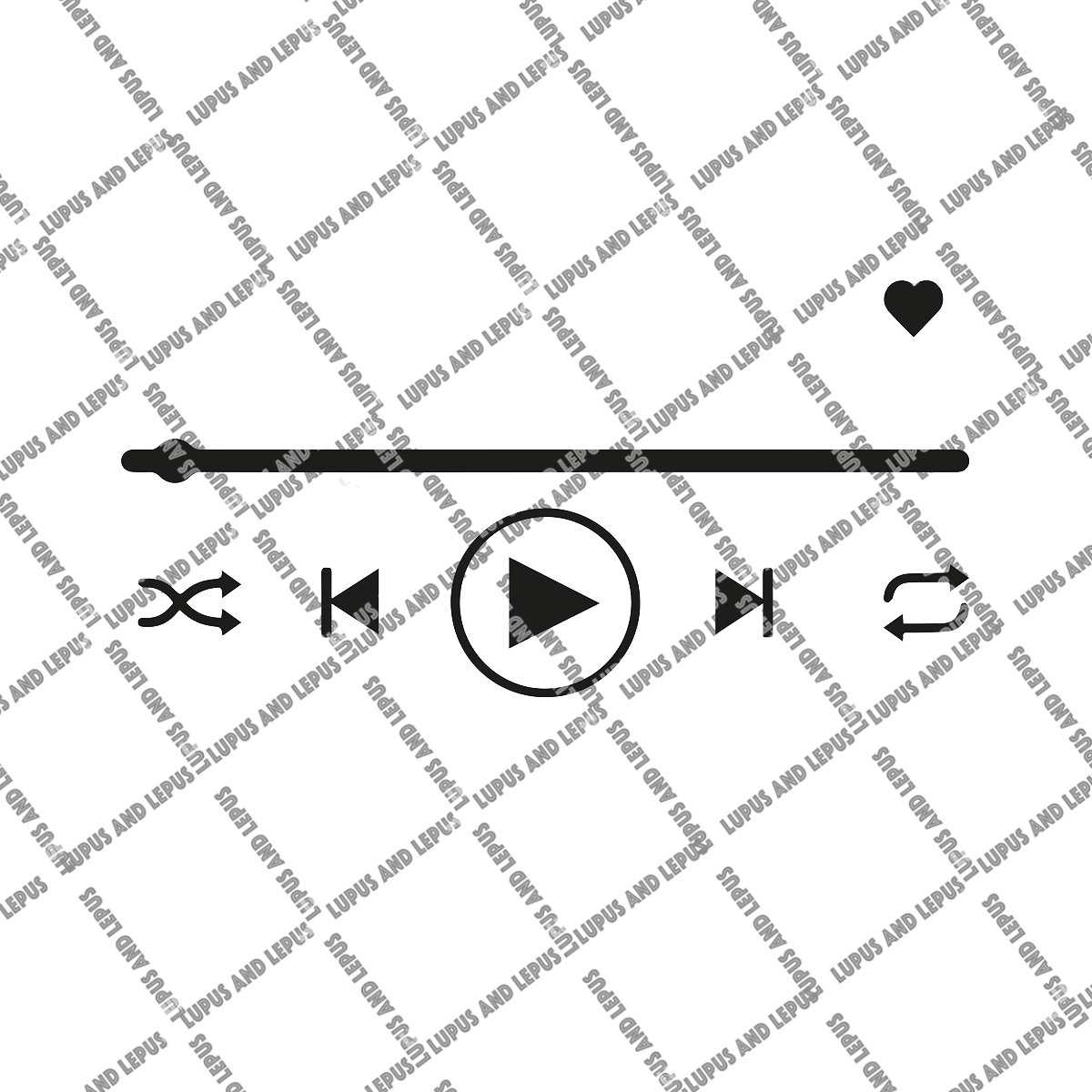 Digital File Spotify Music Player Buttons SVG Audio Control | Etsy