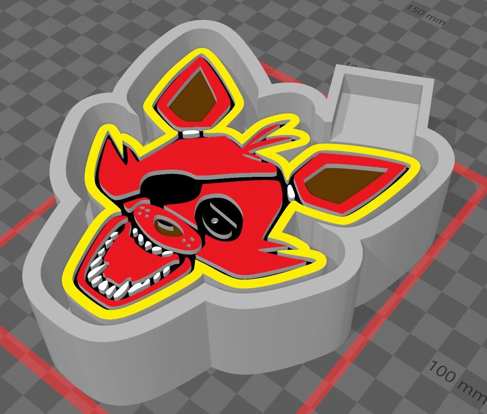 Foxy STL 3D Print File 3D Printed Foxy Mold Silicone Mold - Etsy Australia