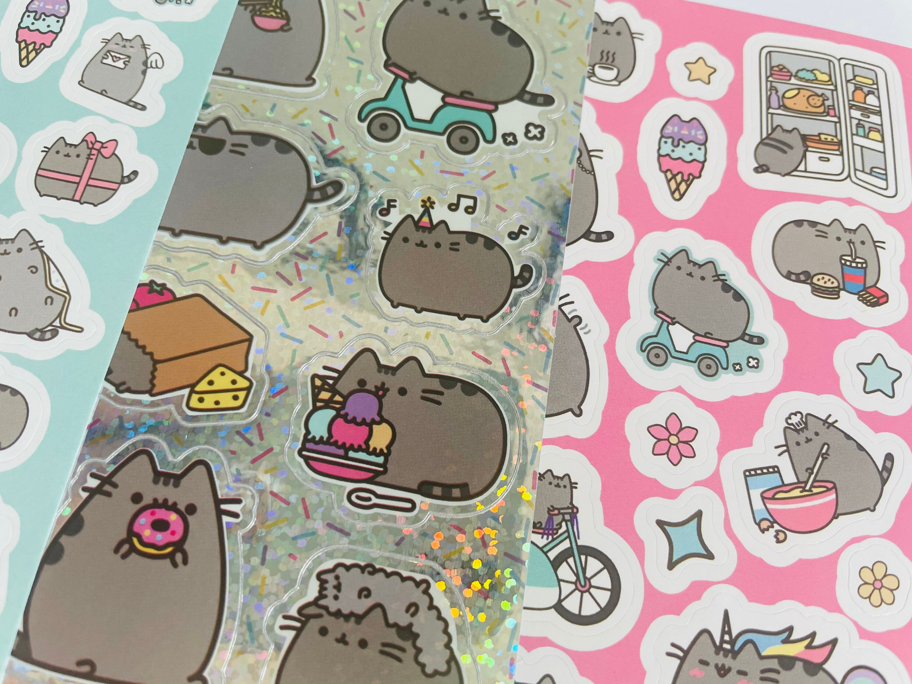 6 Sheet Pusheen Sticker Album Set 6 Sheets of Stickers - Etsy
