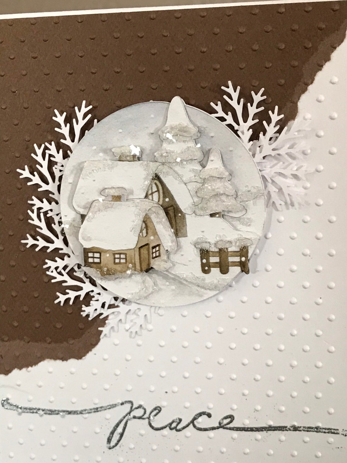 Winter Peace 1 Greeting Card - Etsy