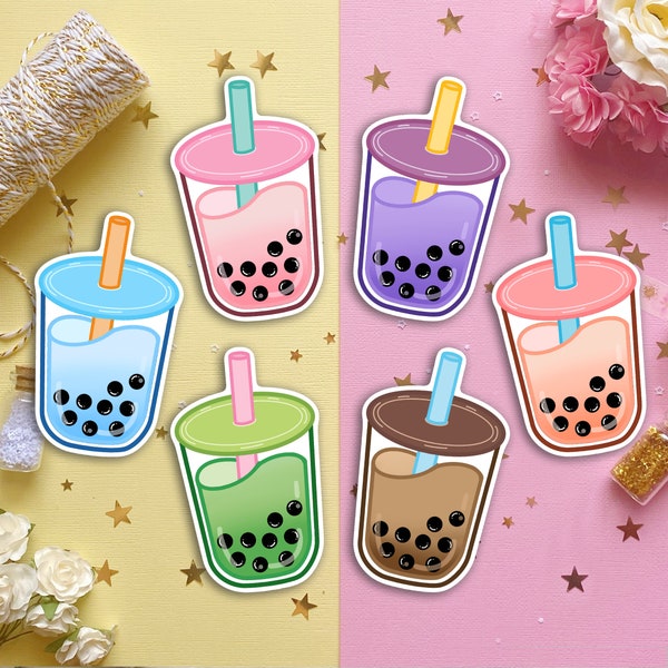 Bubble Tea Stickers - Etsy Australia