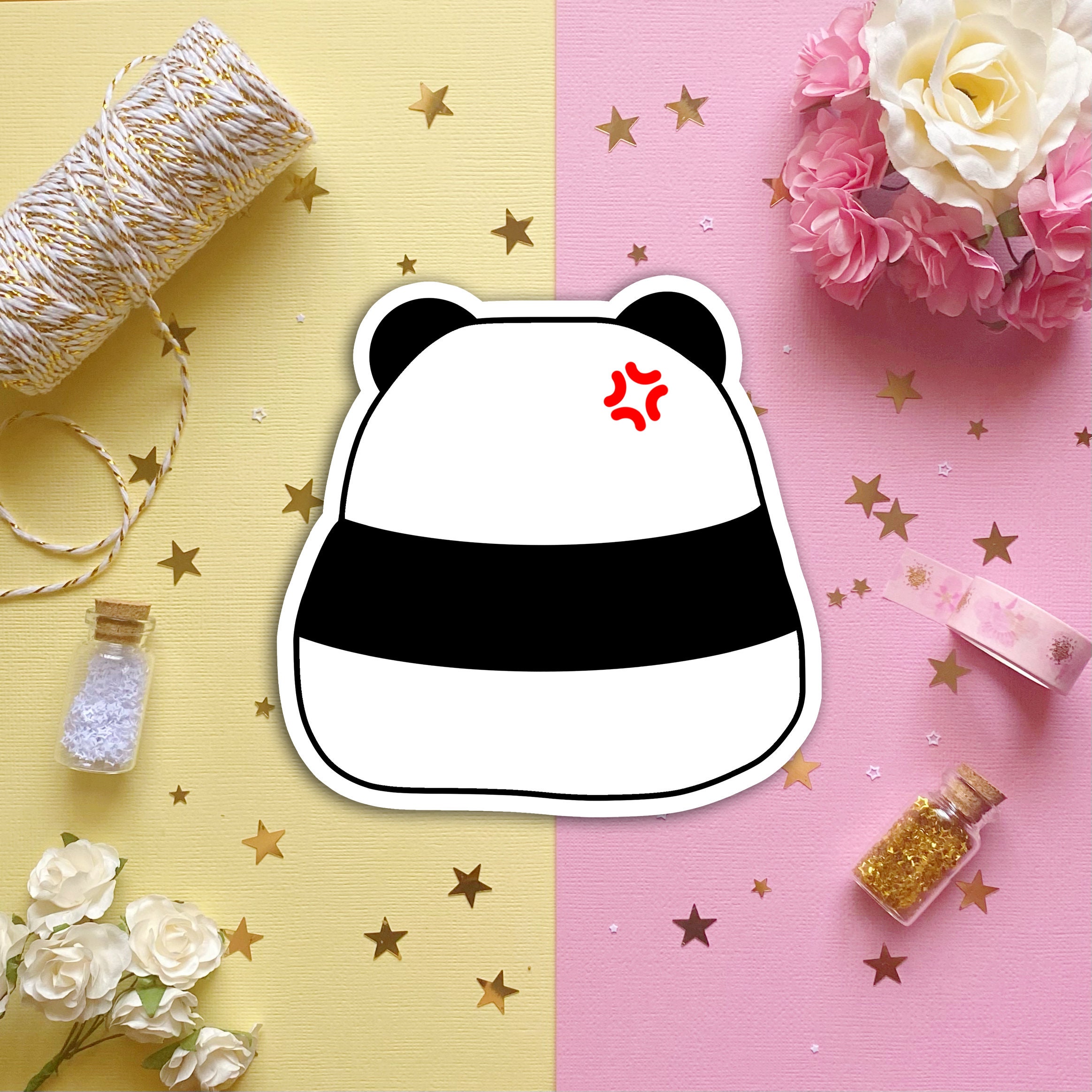 Panpan the Panda Cute Sticker Panda Sticker Planner | Etsy