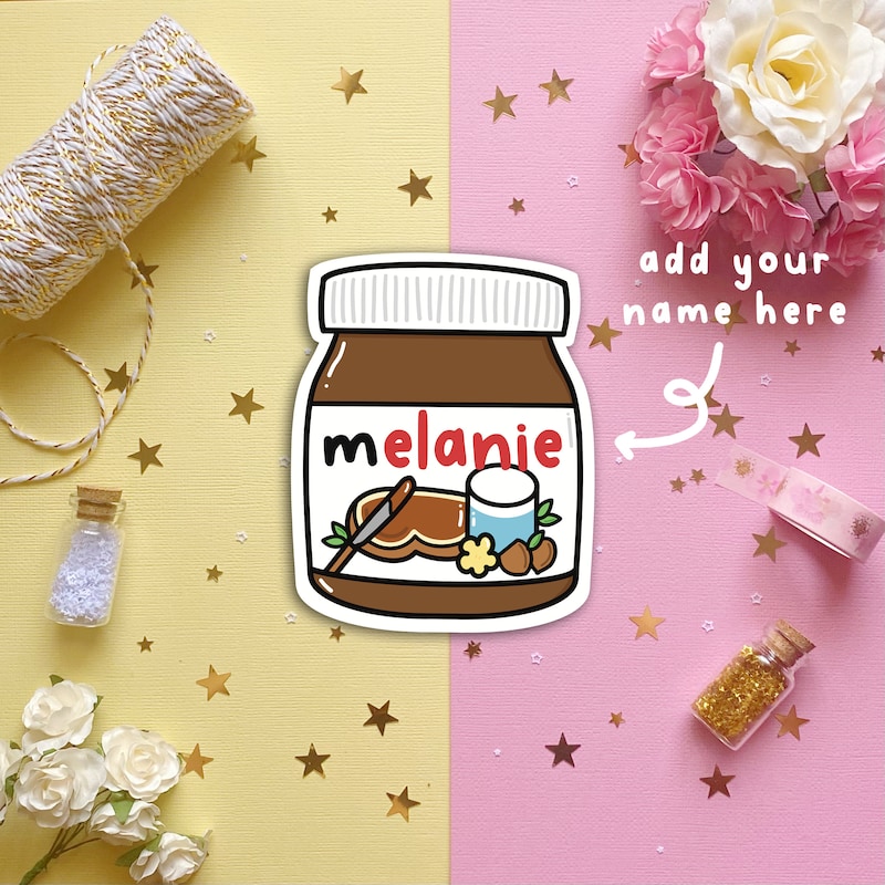Kawaii Nutella - Etsy