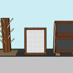 Table Top Vendor Display PDF Build Plans - Etsy