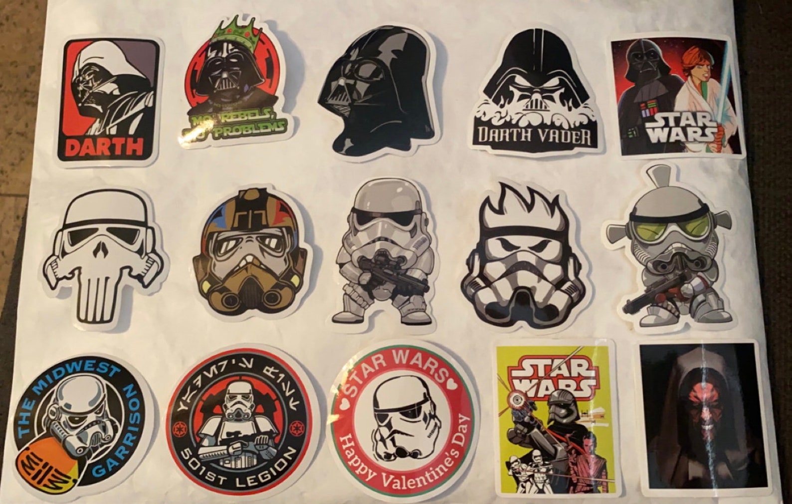 Star Wars stickers 27 assorted pieces - Etsy.de