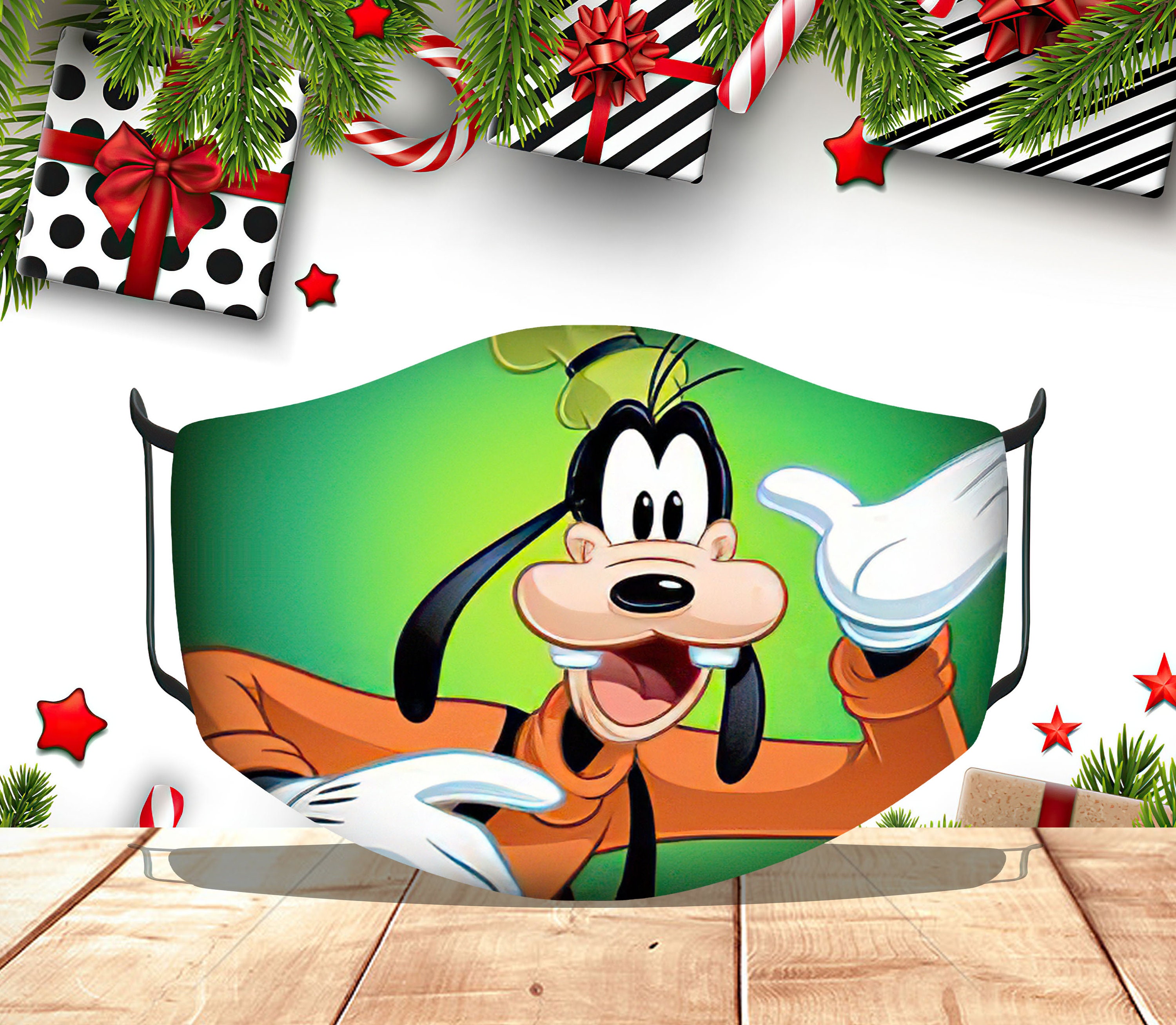 Goofy Polyester Face Mask Reusable Face Mask Gifts Idea | Etsy