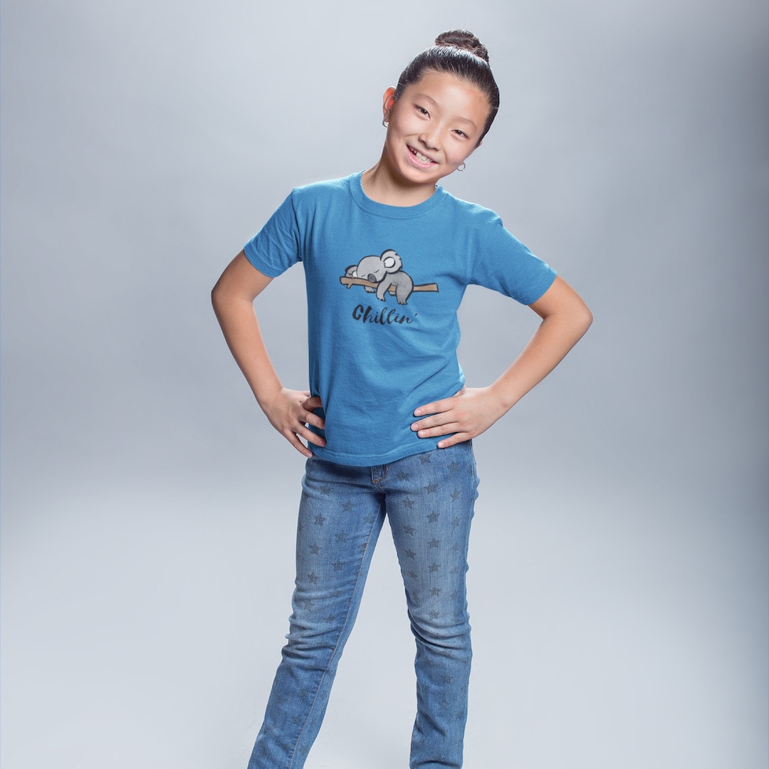 Koala Chillin' Organic T-shirt for Kids - Etsy