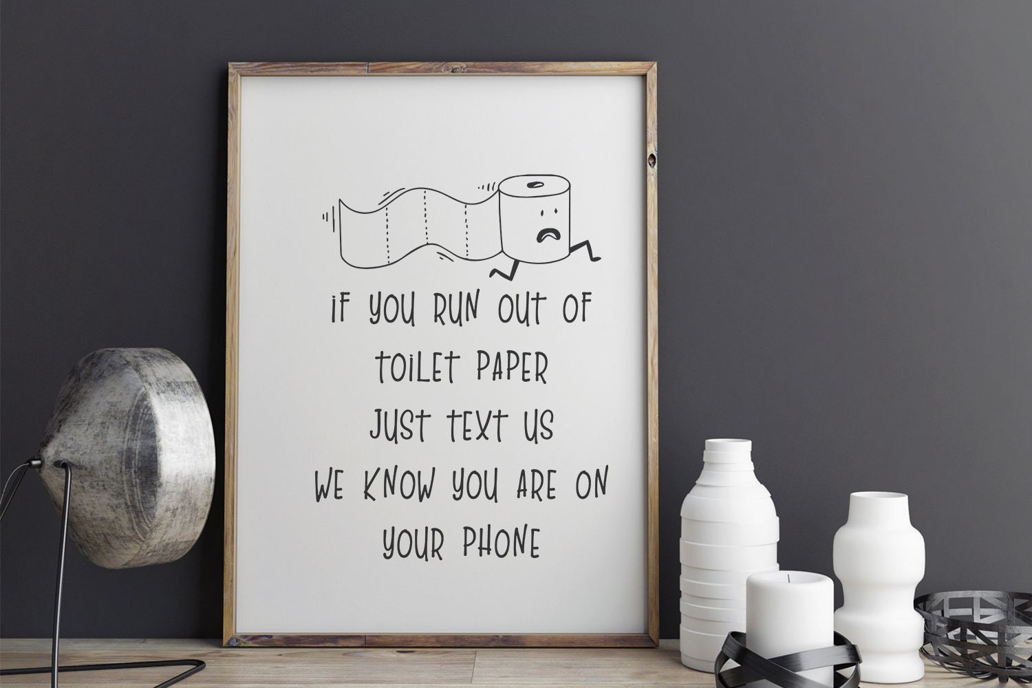 Funy Bathroom Toilet Paper Sign SVG JPEG PNG Pdf Printable & | Etsy