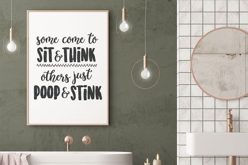 Some Come to Sit and Think Sign Printable & Cut Files SVG JPEG | Etsy