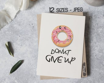 Donut Pun Card - Etsy
