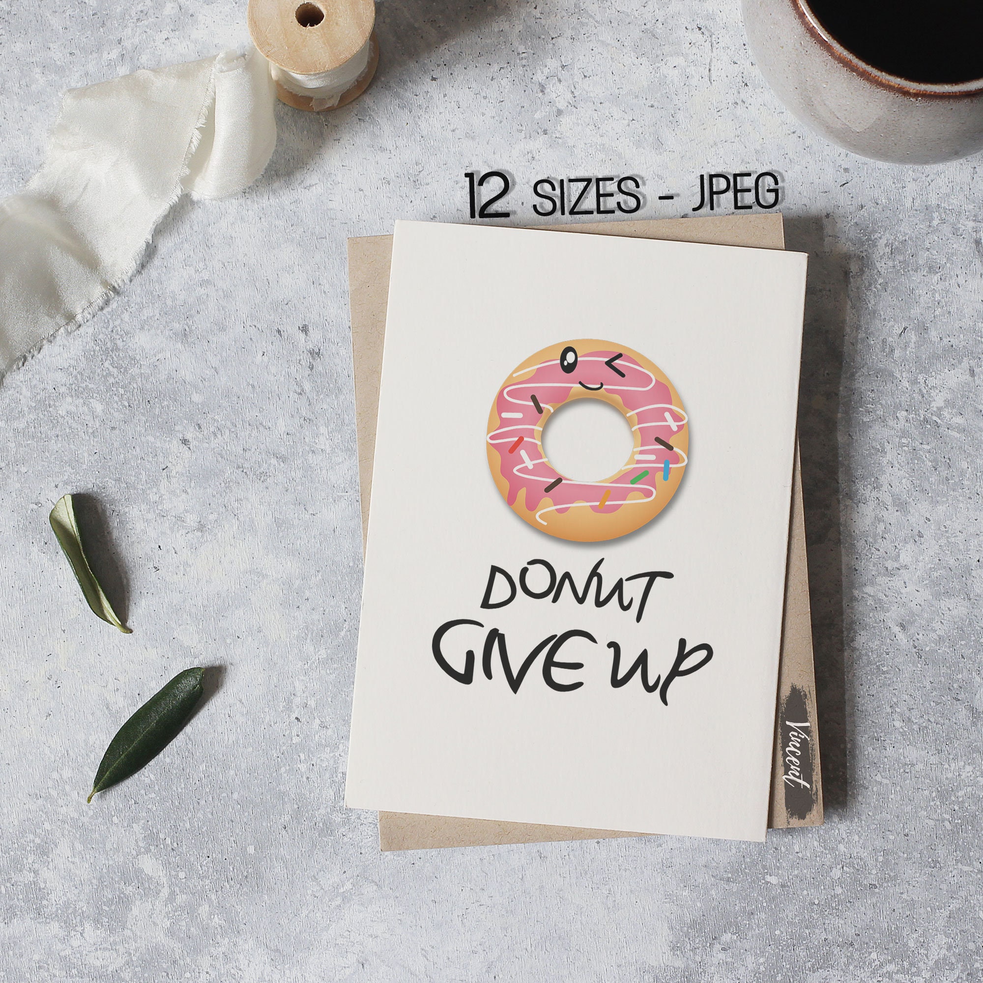 Donut Give up Sign for Nursery - Etsy