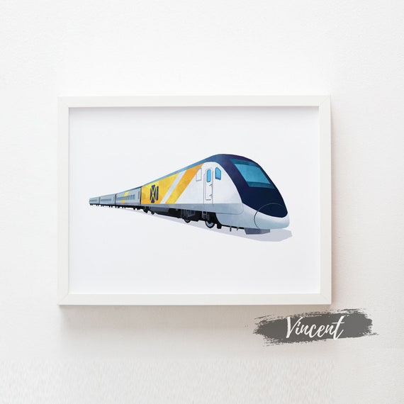Design Poster High Speed Train
