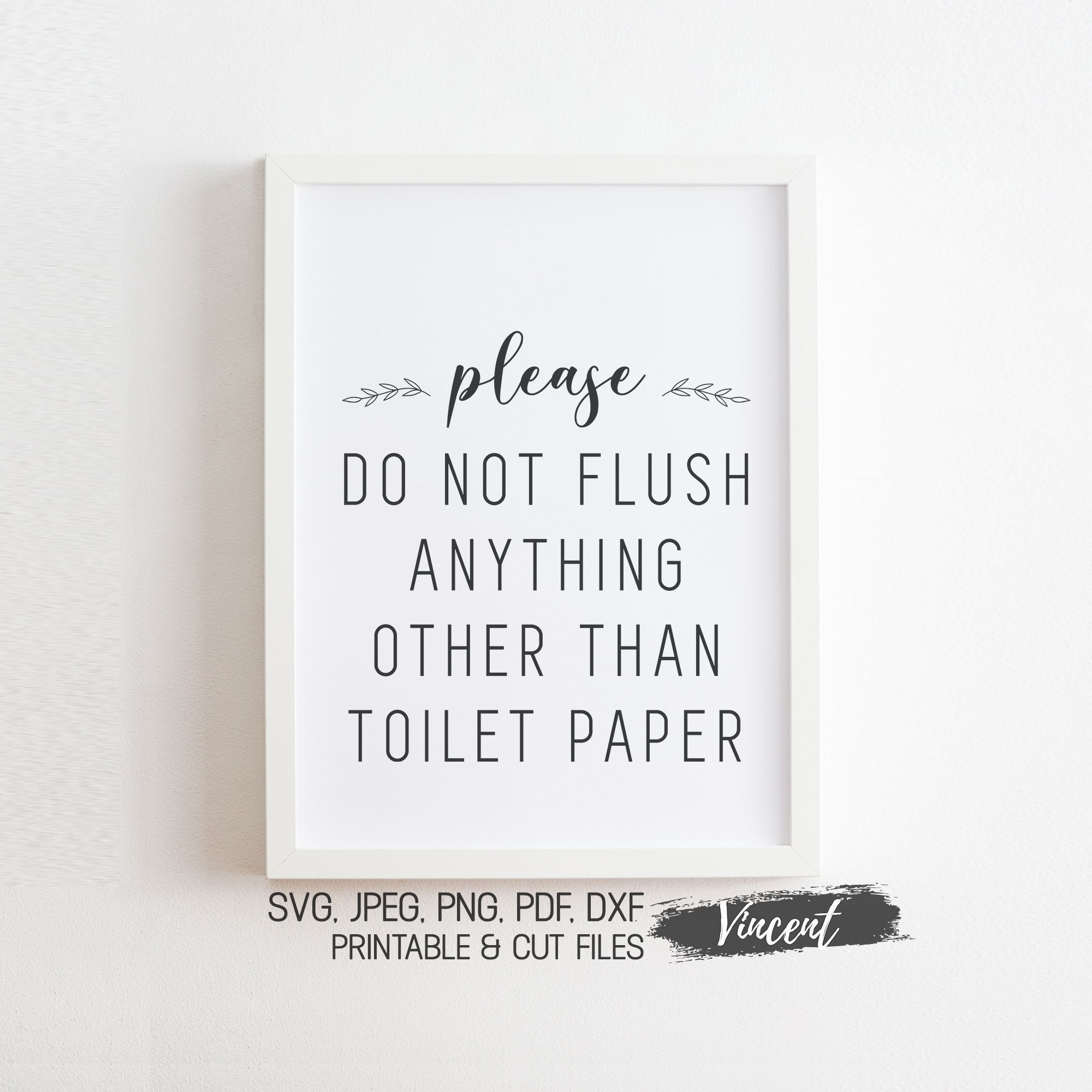 Funny Toilet Flush Signs