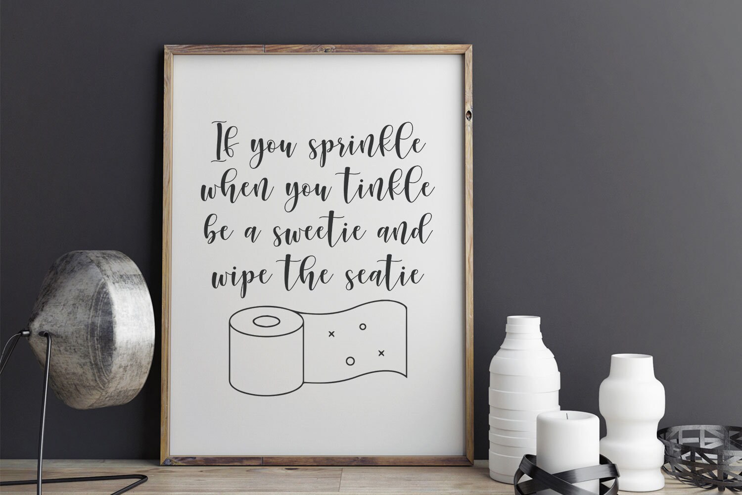If You Sprinkle When You Tinkle Bathroom Sign SVG JPEG PDF Png ...