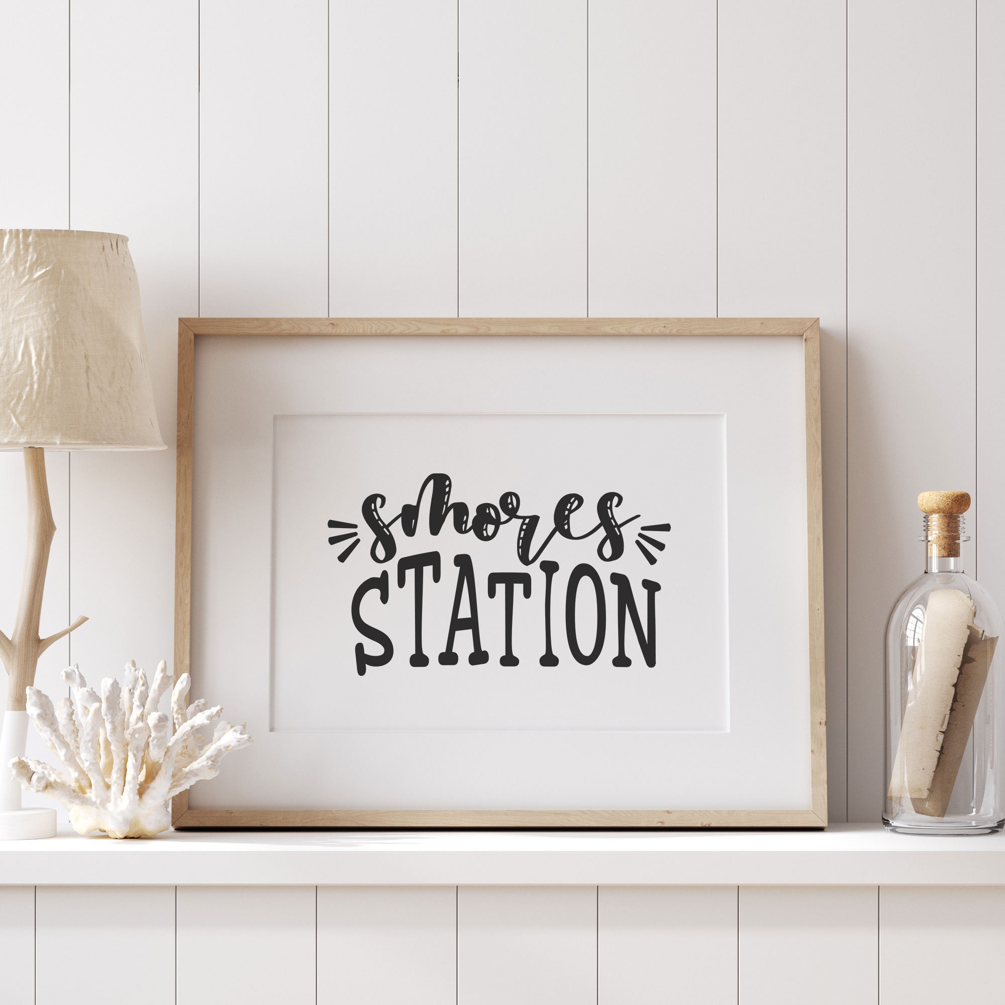 Smore Station Sign Wedding Printable JPEG & SVG Cut Files, Wedding Bar ...